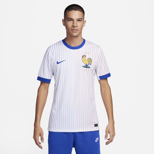 FFF Team 2024/25 Stadium Away Nike Dri-FIT Soccer Replica Jersey 'White ...