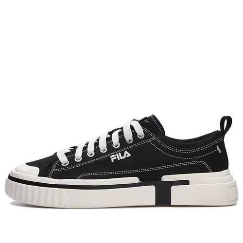 FILA Canvas Low Skate 'Black White' - F12M322305FBK | Solesense
