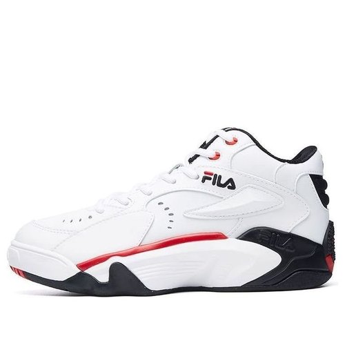 FILA Jamball Mid Mid Top/Black 'White' - F12M041216FWB | Solesense