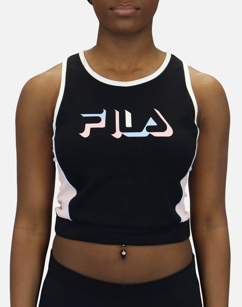 FILA LIANA CROP TANK 'Black' - LW171YC2-001 | Solesense