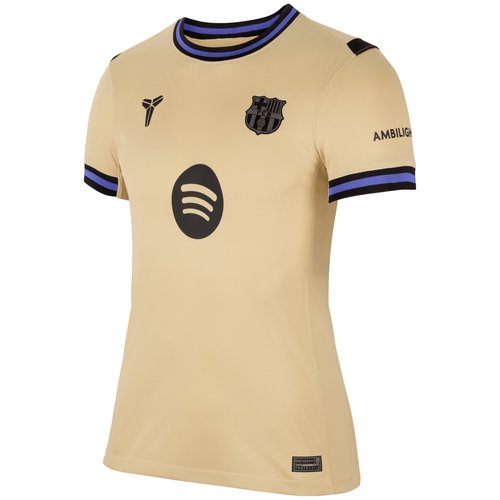 Gavi Barcelona 2025/26 Stadium Away Nike Dri-FIT Soccer Jersey 'Gold ...