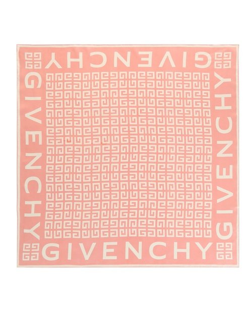 Givenchy 4G Logo Square Scarf 'Flamingo Natural' - 710003-265-0-8 | Solesense