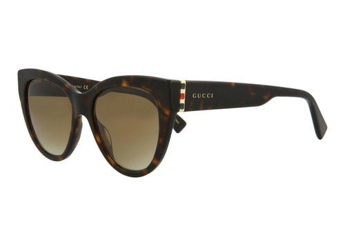 Gucci Cat Eye Sunglasses002 'Havana Gold/Brown (Gg0460S/30006463' | Solesense