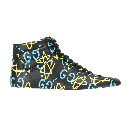 Gucci Ghost Hi Top 'Black/Blue/Yellow' - 448480-DSV30-1075 | Solesense