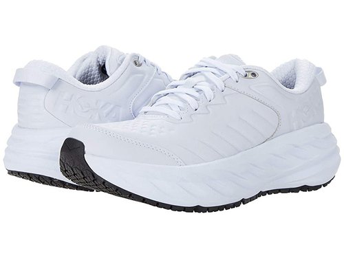 HOKA ONE ONE Bondi Slip Resistant 'White' - 1110521-WHTD | Solesense