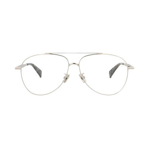 KENZO Aviator-Frame Metal Optical Frames 'Palladium/Transparent ...