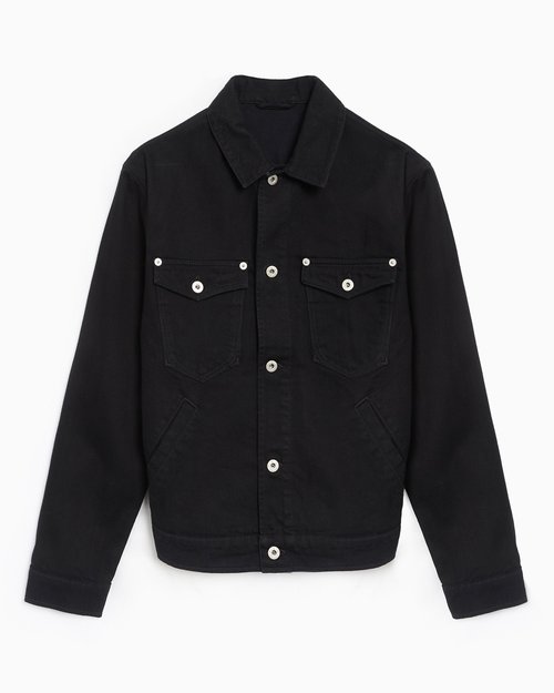 KENZO Embroidered Trucker Jacket Overshirt 'Boke Flower' - FE65DV3016C1-BM | Solesense