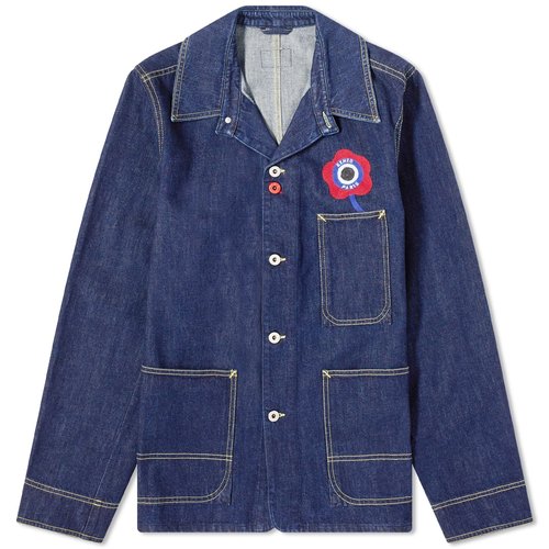 KENZO Target Workwear Jacket 'Rinse Blue Denim' - FD65DV1056B1-DM ...