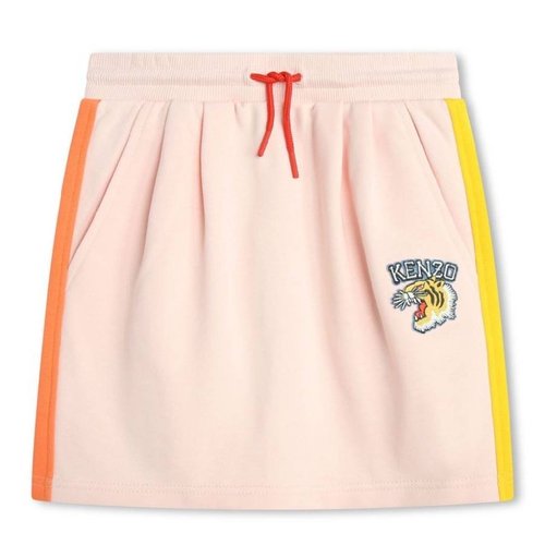 KENZO Tiger Motif Drawsting Skirts 'Blue/Pink' - K60192-46T | Solesense