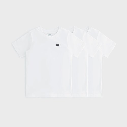 Kith 3-Pack Short Sleeve Tee 'White' - K030553-101 | Solesense