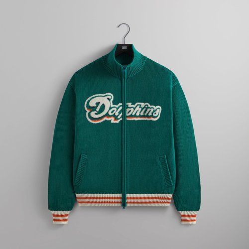 Kith & '47 for the NFL: Dolphins Wyona Full Zip Sweater 'Center ...