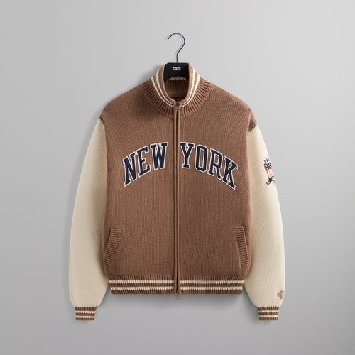 Kith & AVIREX for the New York Knicks Wings Wyona Full Zip Sweater ...