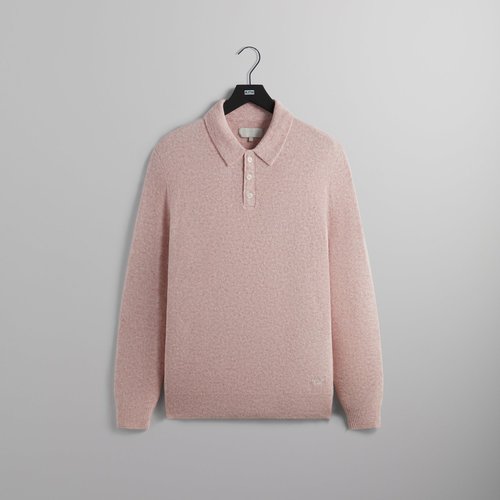 Kith Boucle Harmon Rugby Pullover Sweater 'French Pink' - M031918-684 ...
