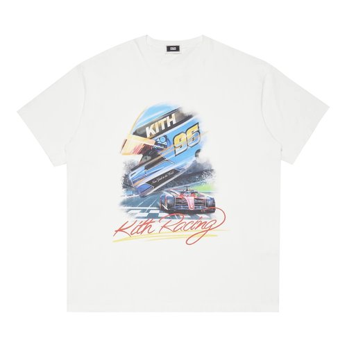 Kith F1 Vintage Tee 'White' - KHM031985 101 | Solesense