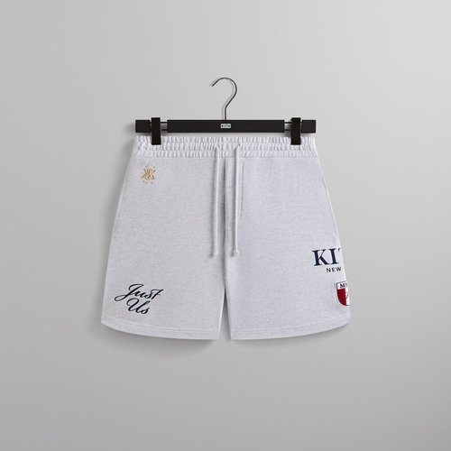 Kith Fleece Curtis Short 'Light Heather Grey' - M060792-002 | Solesense