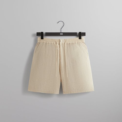 Kith Flocked Monogram Mason Short 'Veil' - M060533-105 | Solesense