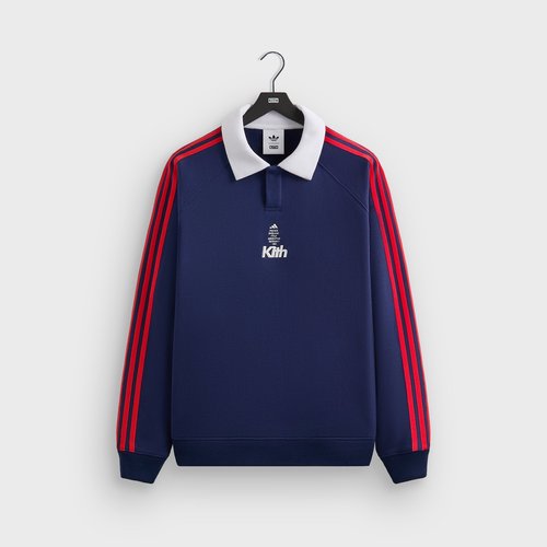 Kith for adidas Football Pullover 'Blue' - 3230 | Solesense