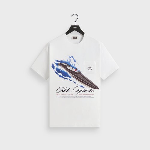 Kith for Cigarette Racing 42X Vintage Tee 'White' - M033326-101 | Solesense