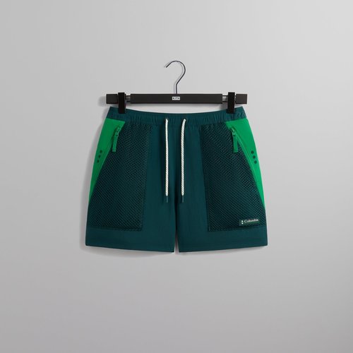 Kith for Columbia Wind Short 'Midnight Teal' - 04021-301 | Solesense