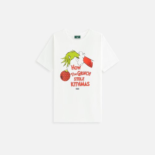 Kith for The Grinch Book Title Tee 'White' - K030754-101 | Solesense