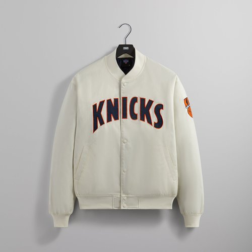 Kith for the New York Knicks Pinstripe Satin Bomber Jacket 'Silk ...