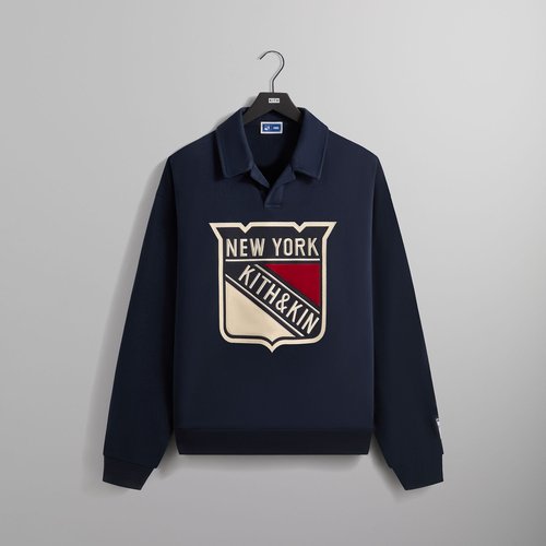 Kith for the New York Rangers Shield Vintage Nelson Rugby 'Nocturnal ...