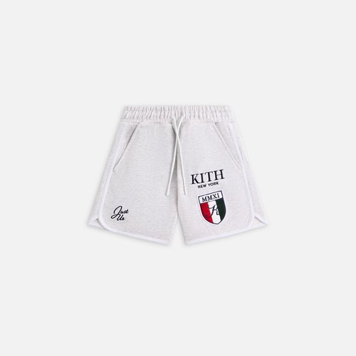Kith Logo Air Jordan Short 'Light Heather Grey' - K060365-002 | Solesense