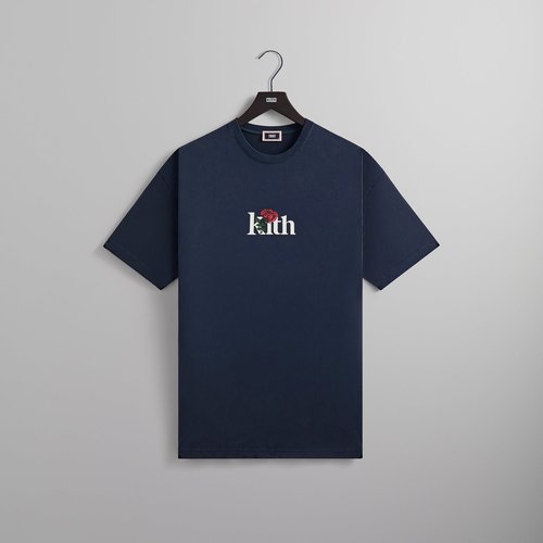 Kith Rose Serif Tee 'Nocturnal' - M032811-413 | Solesense
