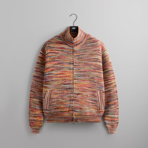 Kith Space Dye Wyona Full Zip Sweater 'Fervor' - M033064-7009 | Solesense