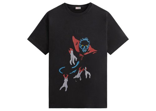 Kith x Marvel XMen Nightcrawler Vintage Tee Shirt 'Black Ph' | Solesense