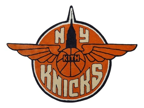 Kith x New York Knicks Wingman Logo Rug 'Multicolor' | Solesense