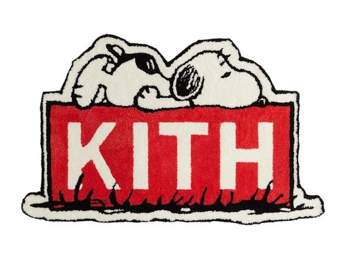 Kith x Peanuts Classic Logo Area Rug 'Multicolor' | Solesense