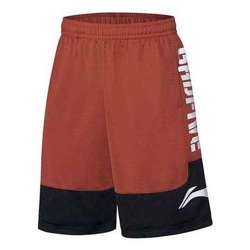 Li-Ning BadFive Basketball Shorts 'Orange Black' - AAPQ007.3 | Solesense
