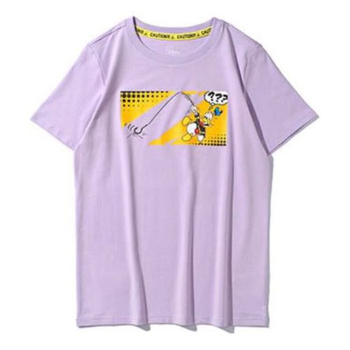 Li-Ning x Disney Funny Donald Duck Tee 'Purple' - AHSP054.2 | Solesense