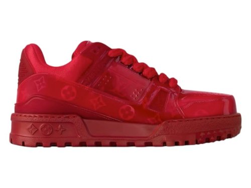Louis Vuitton LV Trainer Maxi Red Monogram 'Multicolor' - YP1AHAIG | Solesense