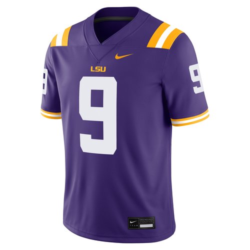 Joe Burrow LSU Tigers Menâ s Nike Dri-FIT College Game Jersey 'Purple ...