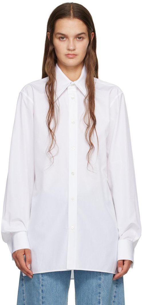 Maison Margiela Buttoned Shirt 'White' - S67DT0003 S43001100 | Solesense