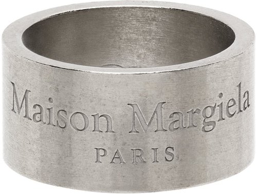 Maison Margiela Wide Logo Ring 'Silver' - SM1UQ0056 S12974951 | Solesense