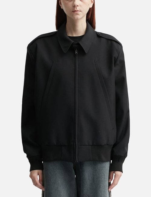 Maison Margiela Wool Bomber Jacket 'Black' | Solesense