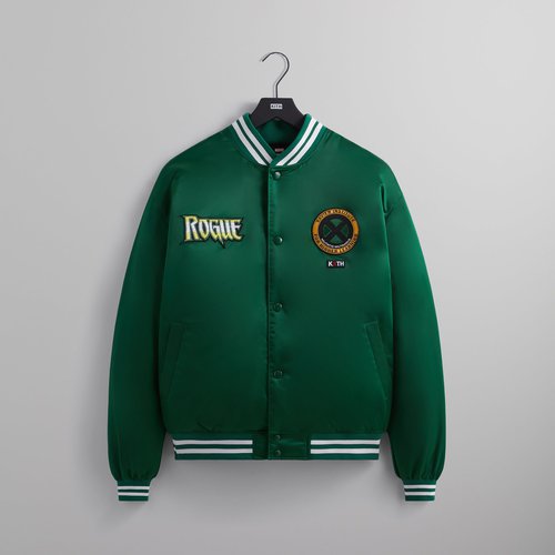 Marvel | Kith for X-Men Rogue Satin Bomber Jacket 'Conifer' - M010323 ...