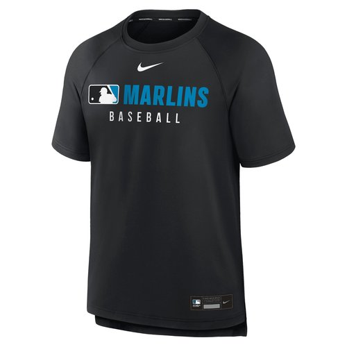 Miami Marlins Authentic Collection Pregame Nike Dri-FIT MLB T-Shirt ...