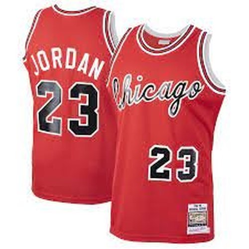 Michael Air Jordan '84 Bulls Rookie Red Authentic Jersey - AJY4CP18188 ...