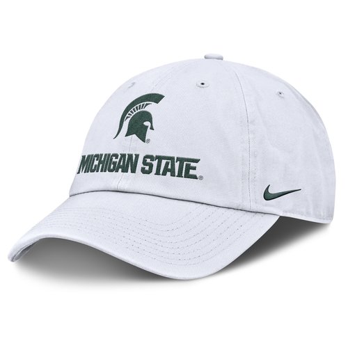 Michigan State Sideline Club Gameday Nike College Adjustable Hat 'White ...