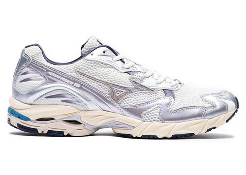 Mizuno Wave Rider 10 | Size 8 'Snow White Greystone' - D1GA2431-05 | Solesense
