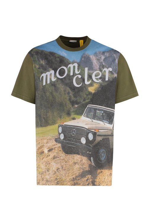 Moncler Genius 3 Moncler X Mercedes-benz By Nigo Cotton Crew-neck T ...