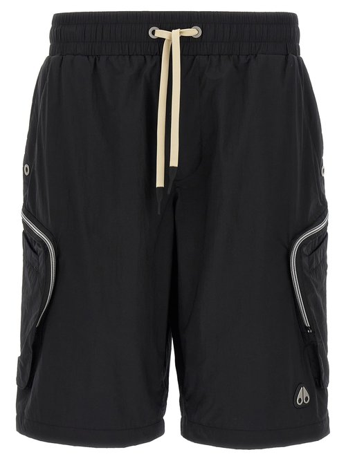 Moose Knuckles Tristan Shorts 'Black' - M15MR755_292 | Solesense