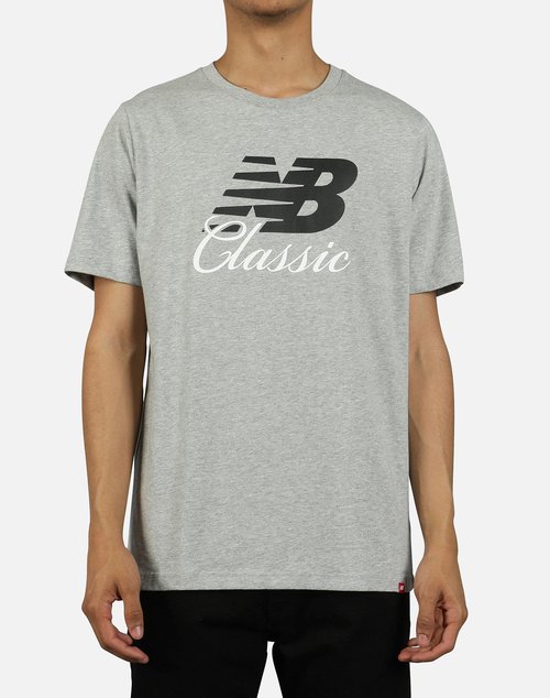 New Balance ESSENTIALS BRIDGE TEE 'Grey' - MT91588-AG | Solesense