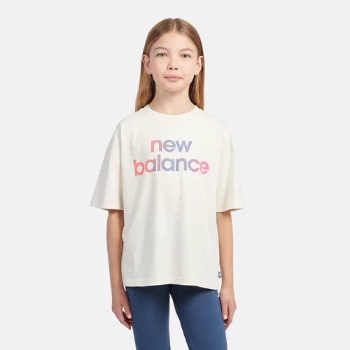 New Balance Gradient Graphic T-Shirt 'Beige' - LAKG012-LIN | Solesense