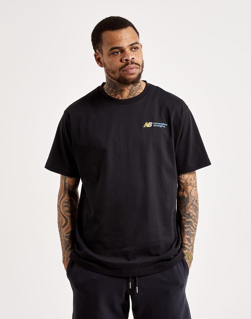 New Balance Logo Tee 'BK' - MT21932 | Solesense