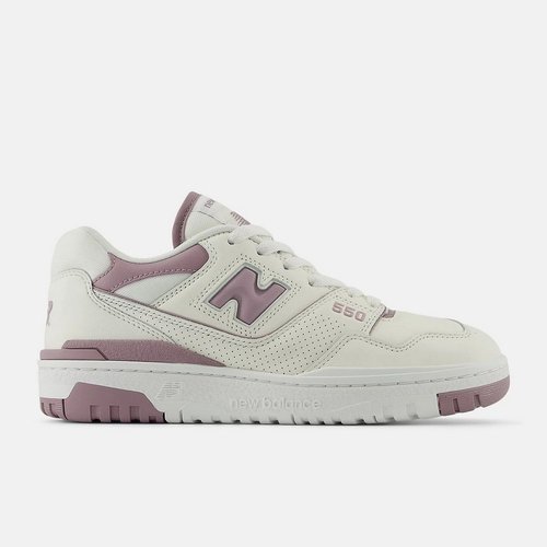 New Balance NB 550 Sneakers White Purple White color - BBW550A-K-B ...